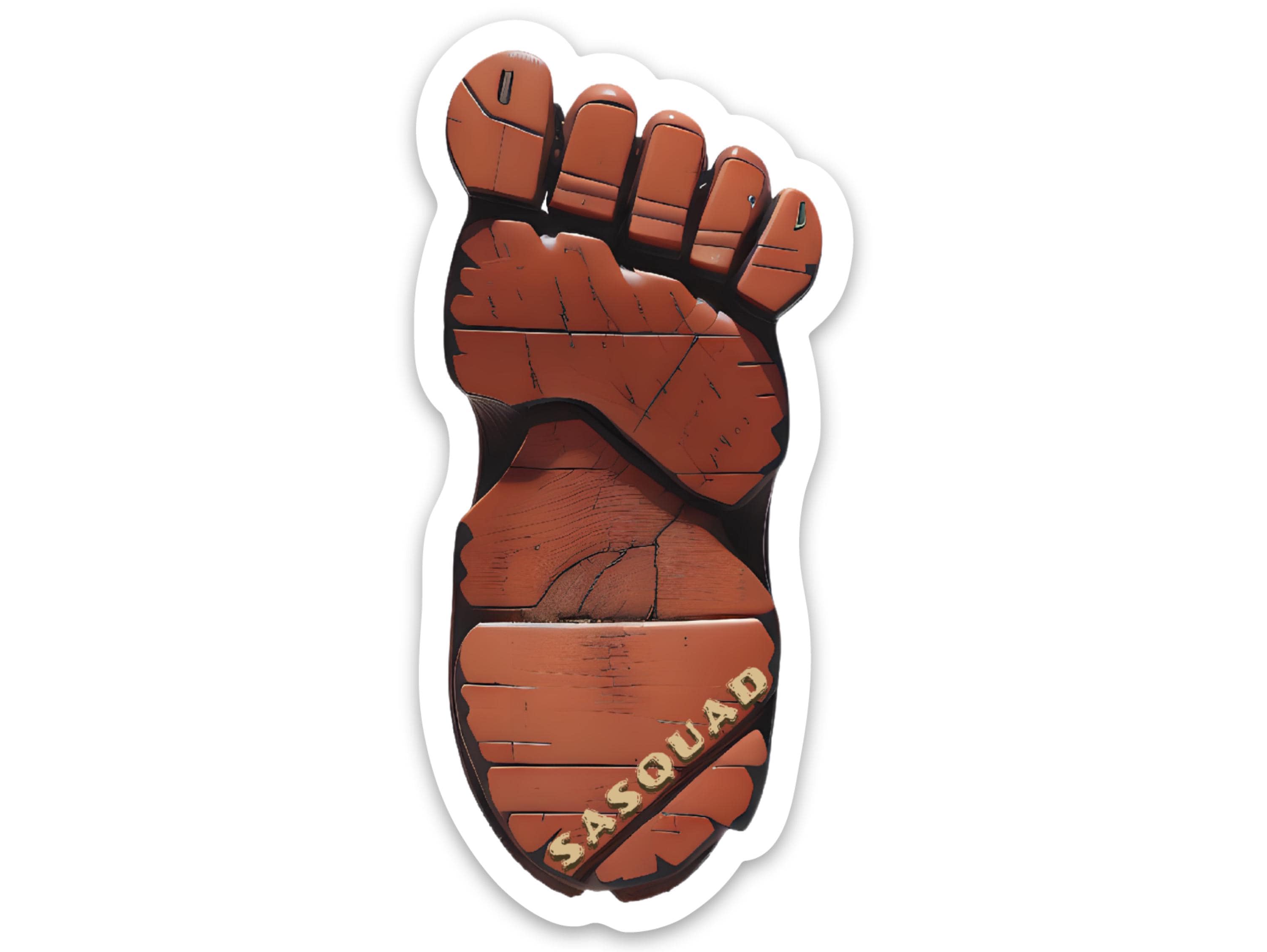 Sasquad Logo Sticker (bigfoot's Bigfoot Made Designed as Wood) - Etsy