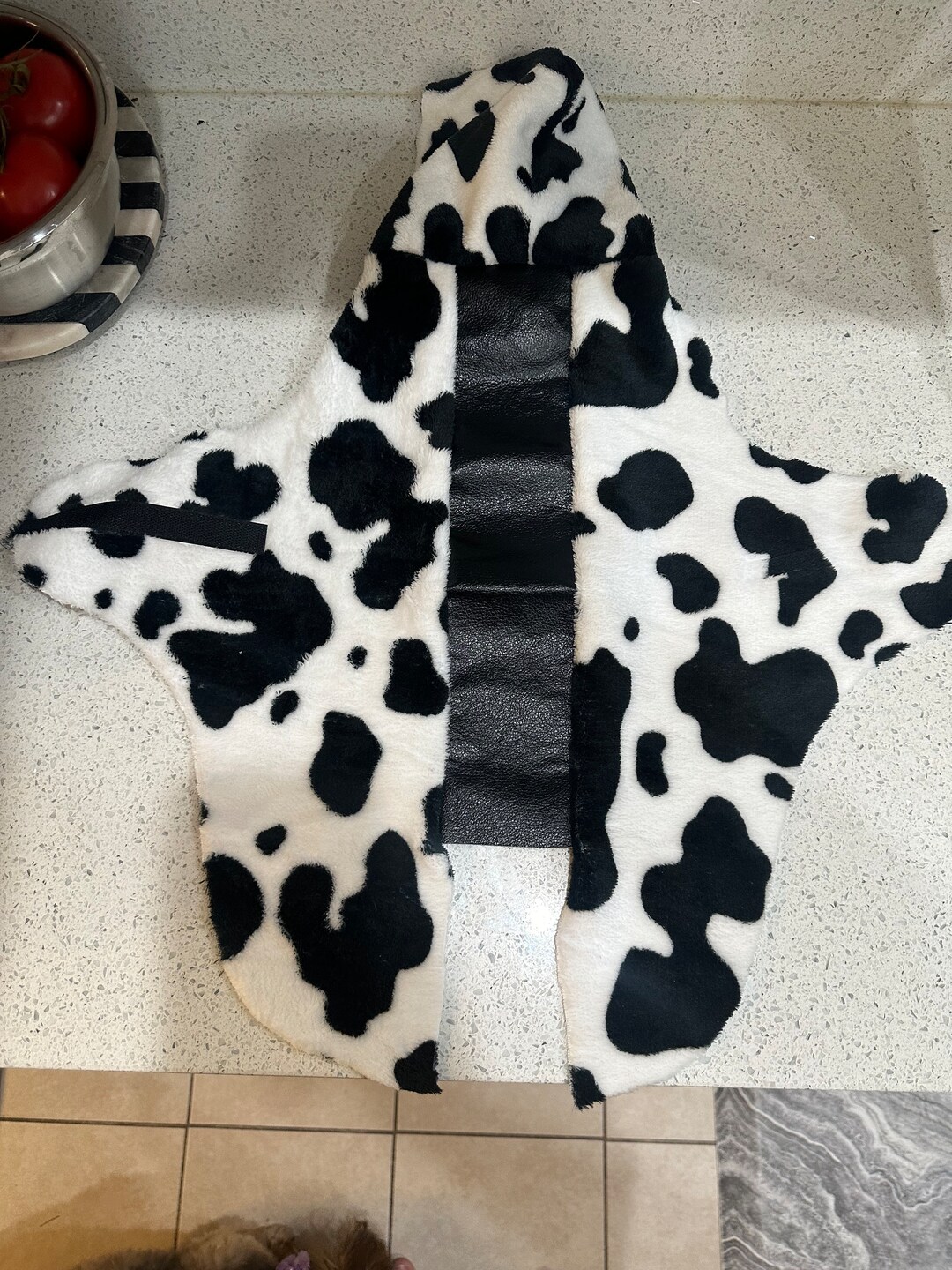 Cow Print Dog Hoodie - Etsy