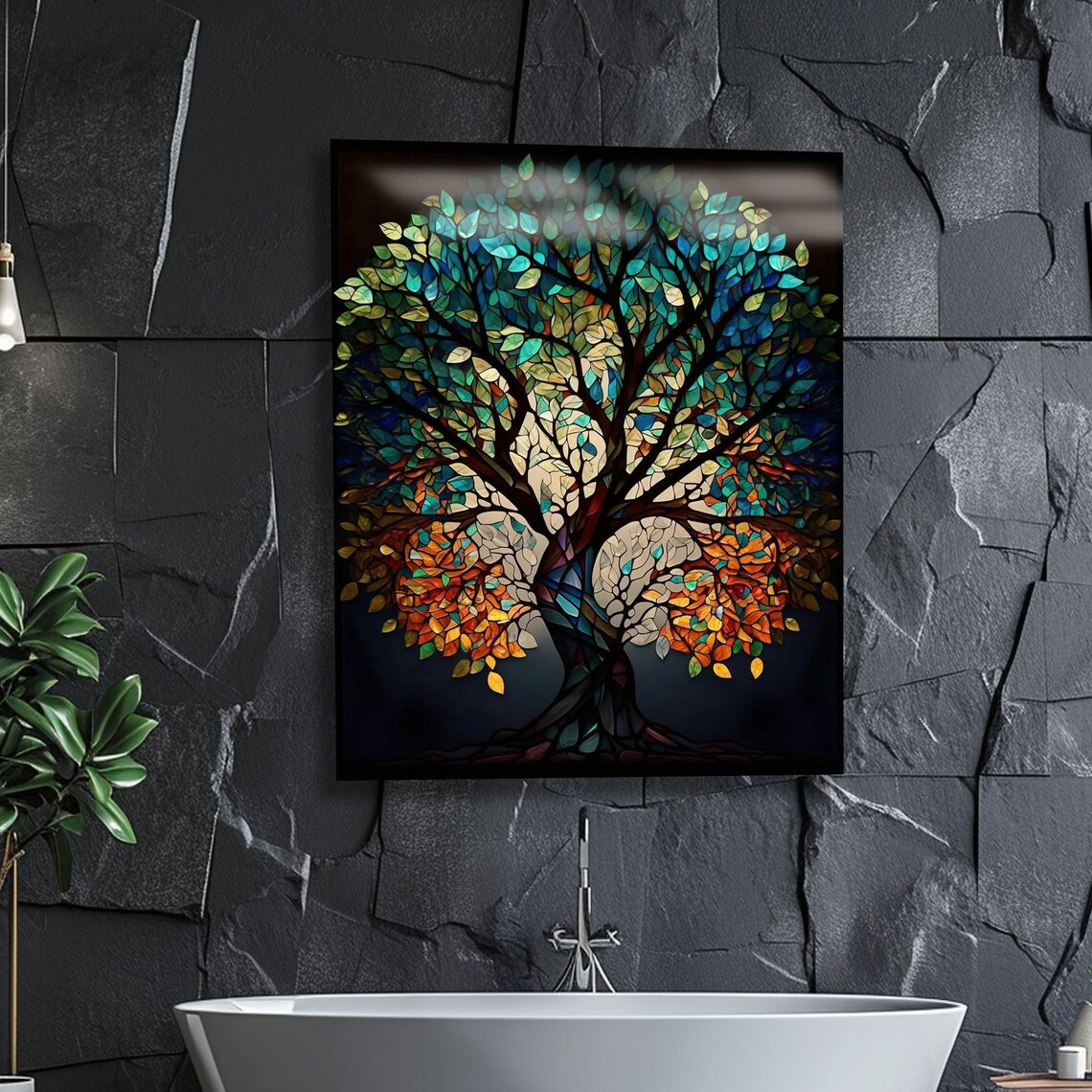 Tree of Life Art, Life Tree Poster, Tree of Life Decor, Motivational ...