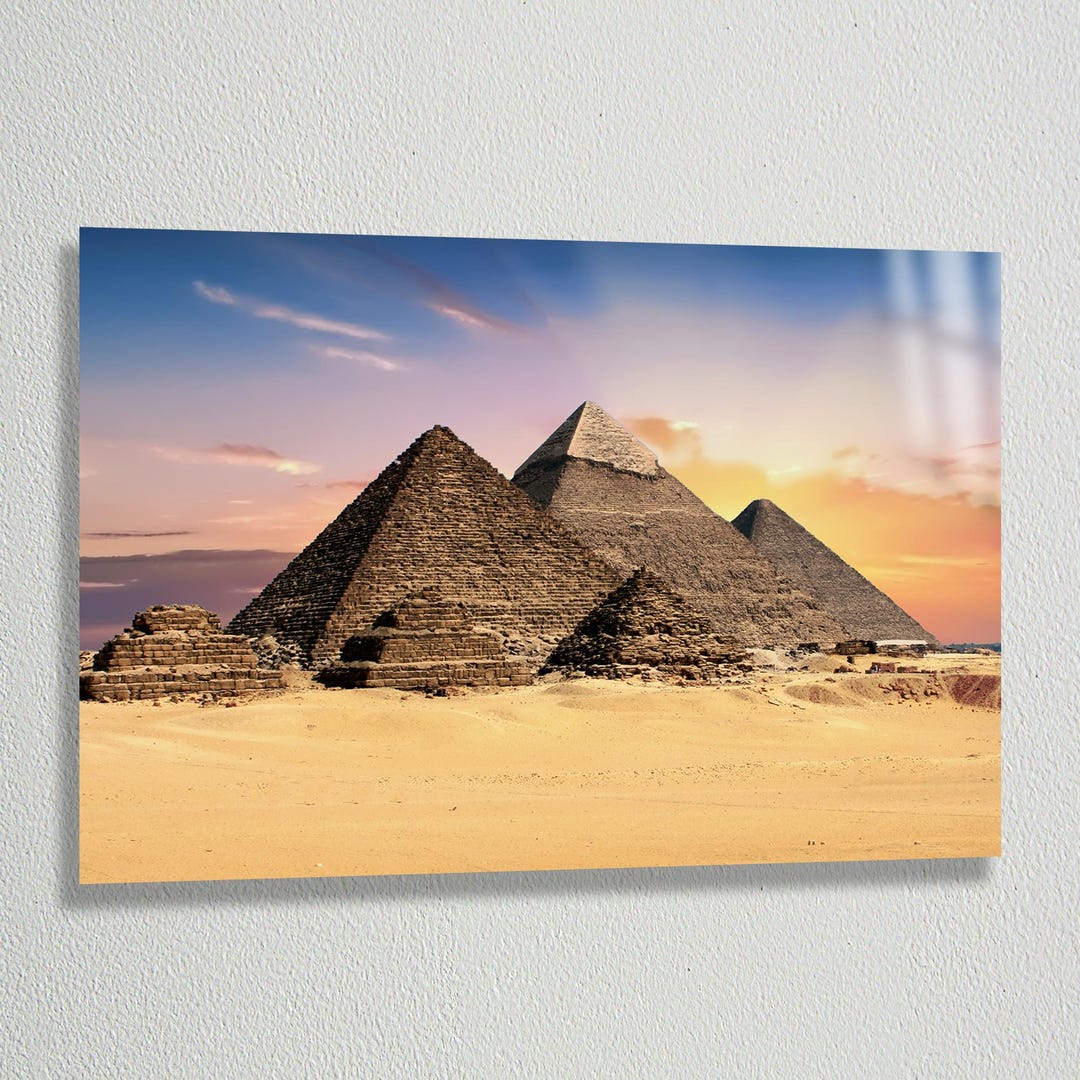 Keops Pyramid, Kefren Pyramid, Mikerinos Pyramid, Egypt Wall Collage ...