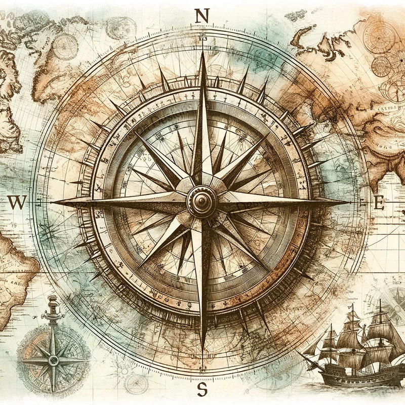 Decoupage World Map - Etsy