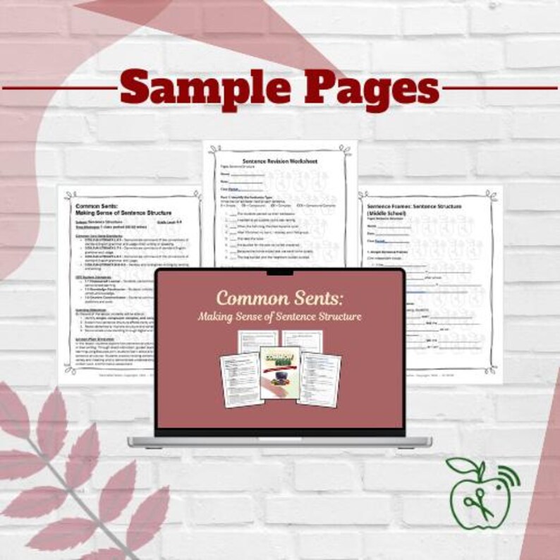 Common Sents: Making Sense of Sentence Structure - Etsy
