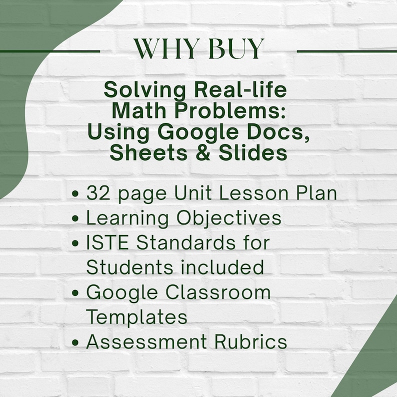 High School Math Unit Using Google Sheets, Docs, & Slides - Etsy