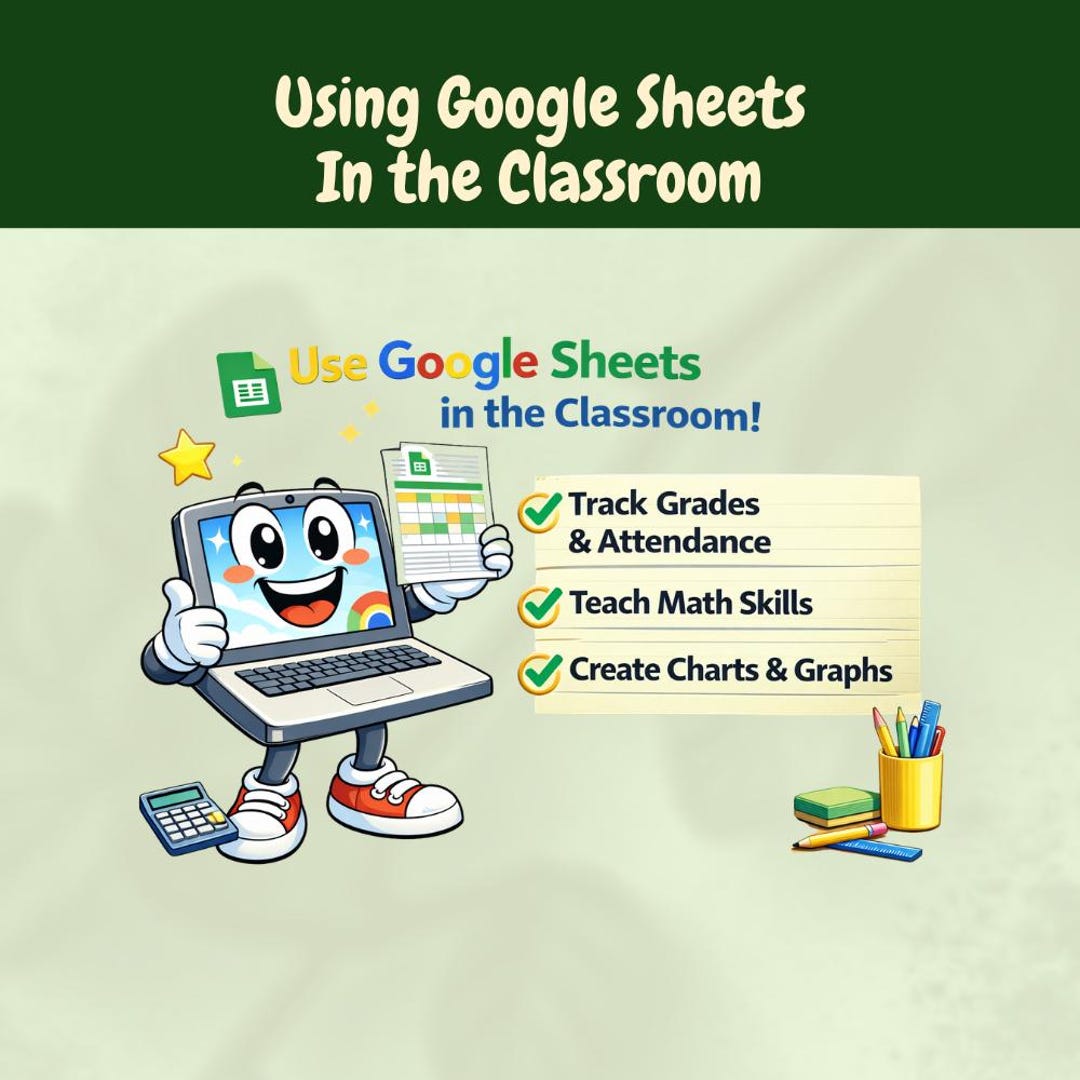 Integrate Google Sheets in the Classroom Using Engaging Lessons - Etsy