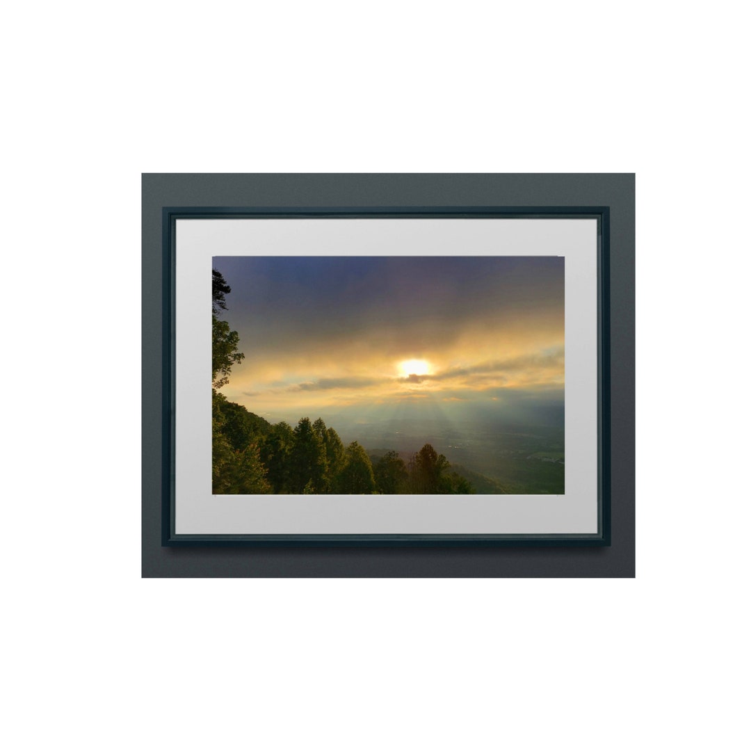Sequatchie Valley Sunrise Photos-digital nature Wall Art, Tennessee ...