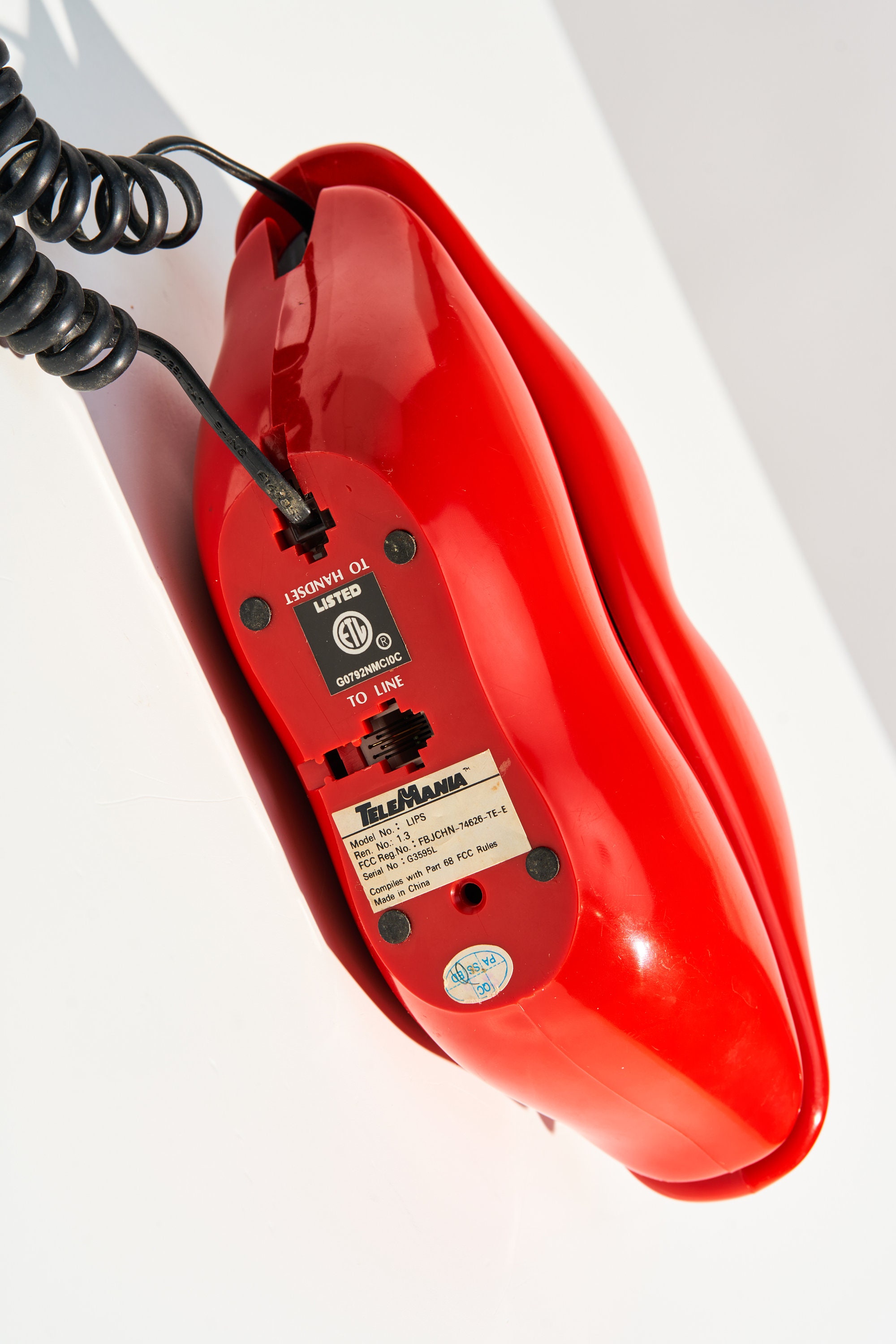 Vintage 1980s Red Lips Telephone - Etsy