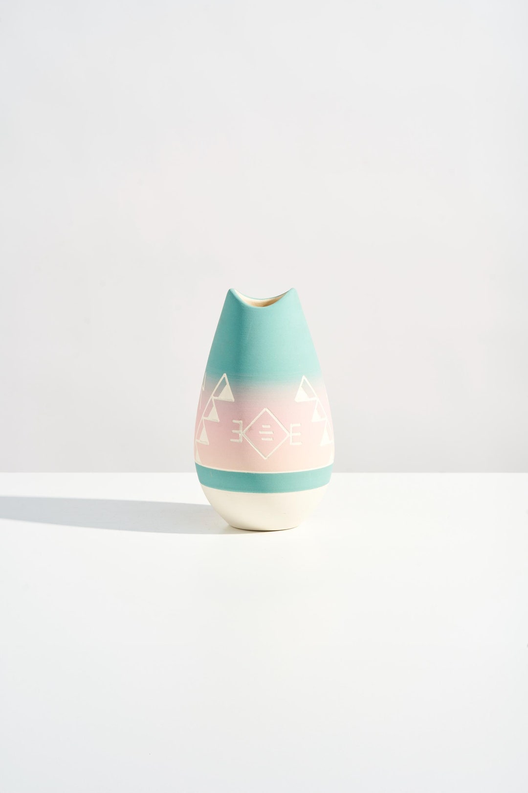 Vintage Sioux Native American Pottery Vase // Artist Signed Handmade ...