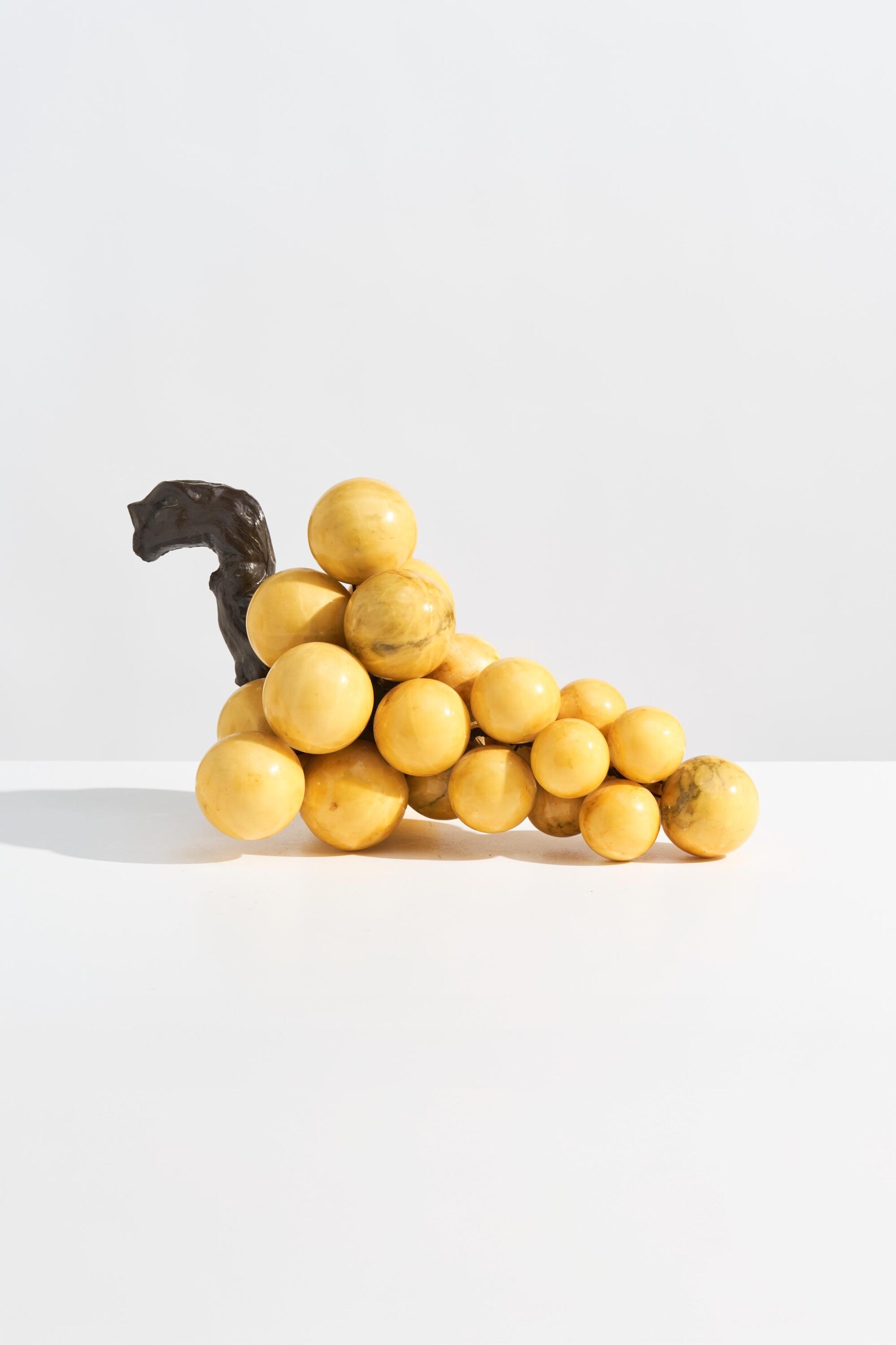 Massive Vintage Stone Bunch of Grapes Sculpture // Very LARGE 1960s Mid ...
