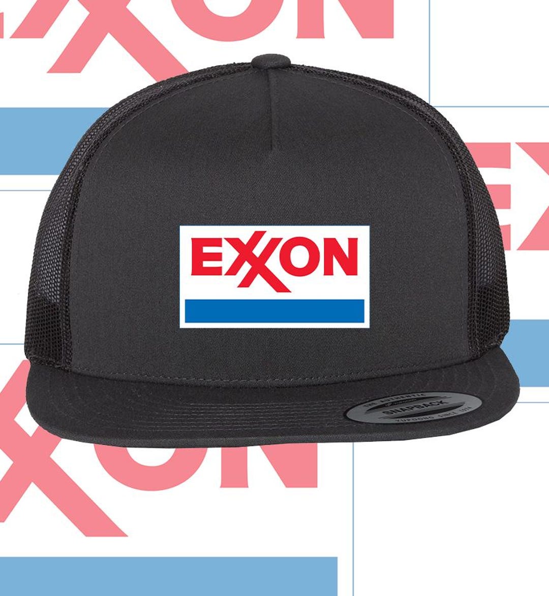 Exxon Gasoline Hat Black Trucker Hat Cap Adult Size One Size Fits All ...