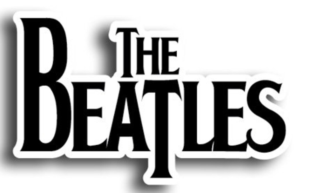 Beatles TEXT Logo Sticker | Vinyl Decalvinyl Decal / Sticker 10 Sizes ...