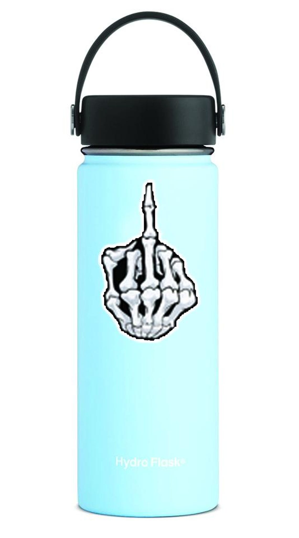 Skeleton Middle Finger Vinyl Decal / Sticker 10 Sizes Free Shipping - Etsy