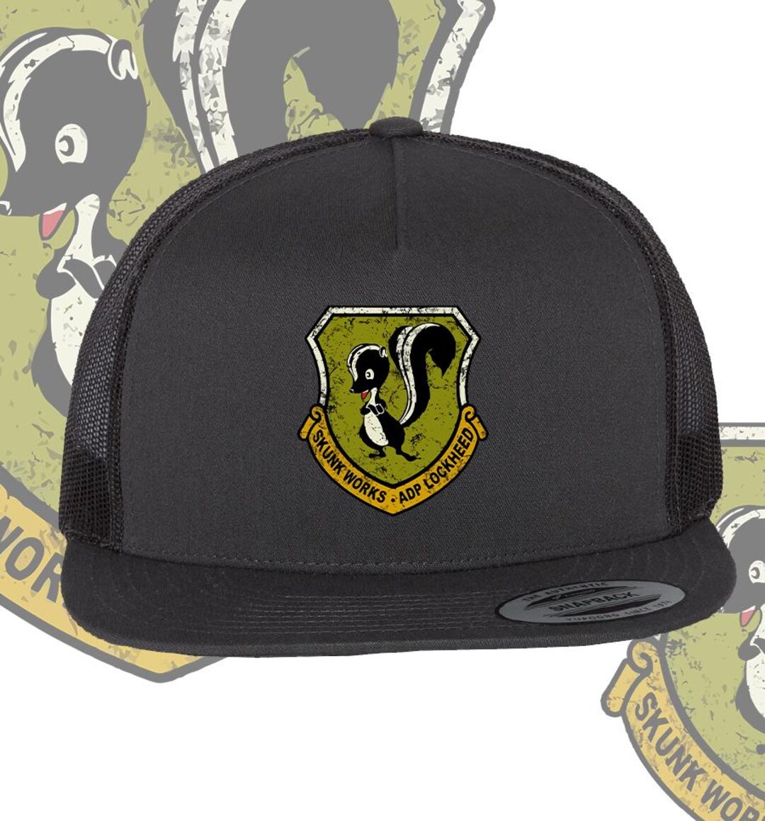 Lockheed Martin Skunk Work Hat Black Trucker Hat Cap Adult Size One ...