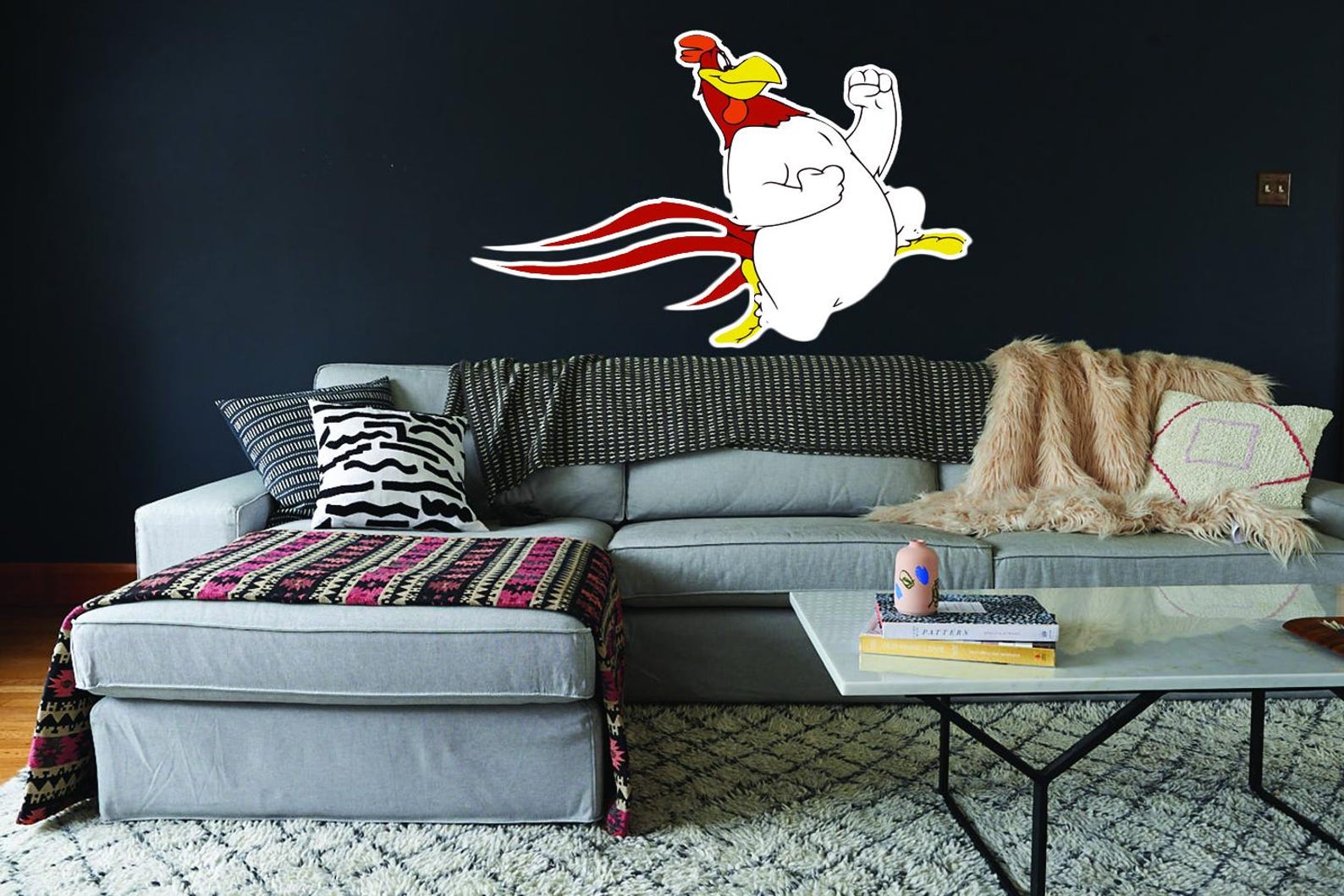 Foghorn Leghorn Running Vinyl Decal / Sticker 10 Sizes!! Free Shipping ...