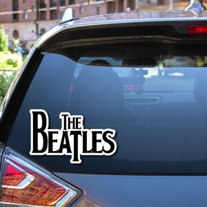 Beatles TEXT Logo Sticker | Vinyl Decalvinyl Decal / Sticker 10 Sizes ...
