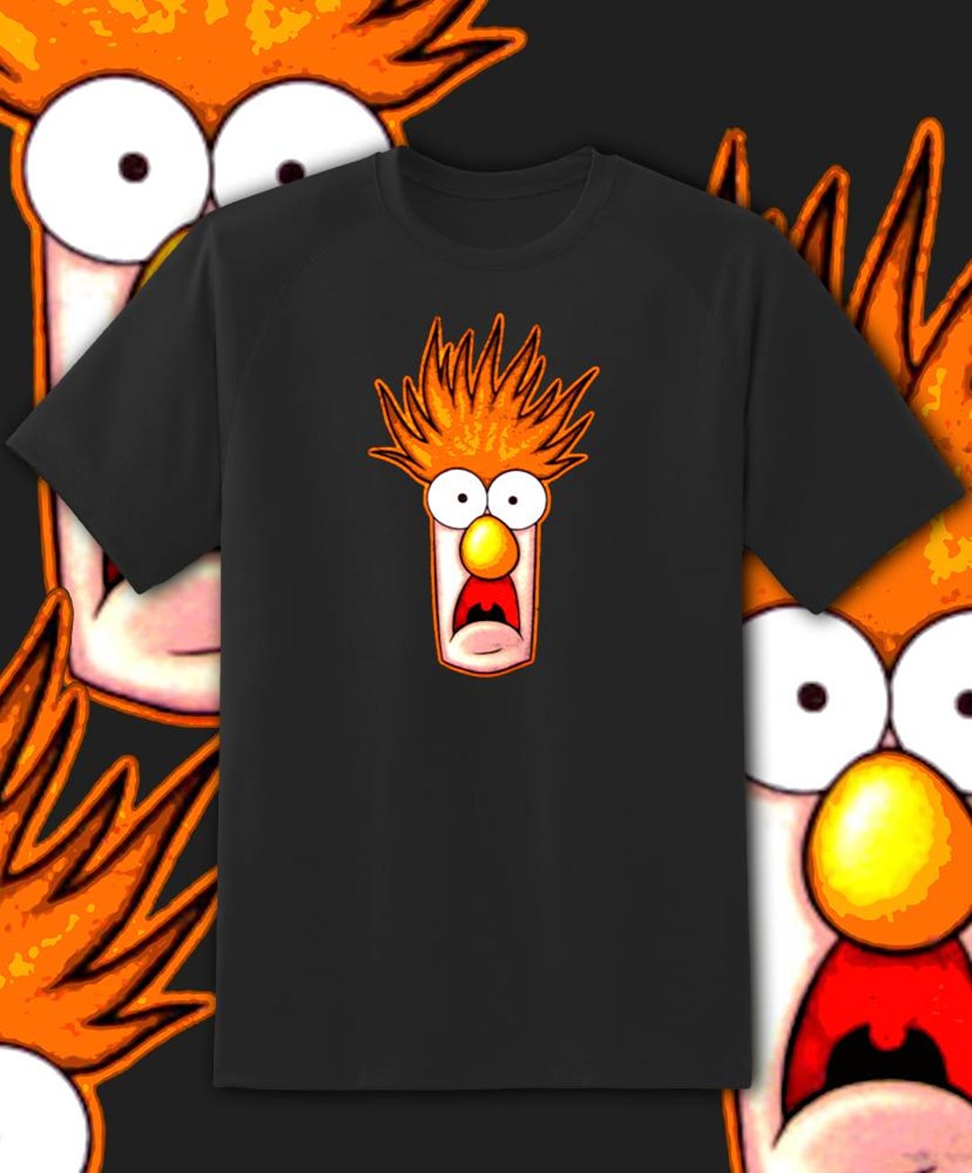 Beeker the Muppets Big Face Logo Shirt Youth Sizes -adult 6XL Tracking ...