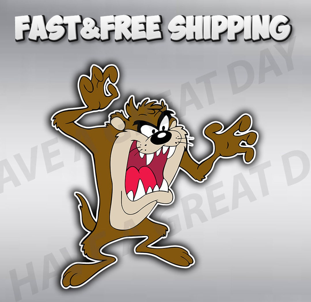 Taz Devil Scary Vinyl Decal / Sticker 10 Sizes!! Free Shipping! - Etsy