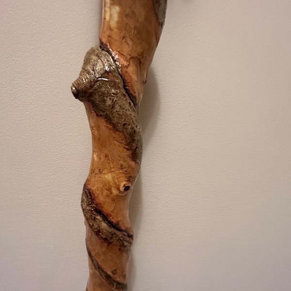 Carved Walking Stick Etsy
