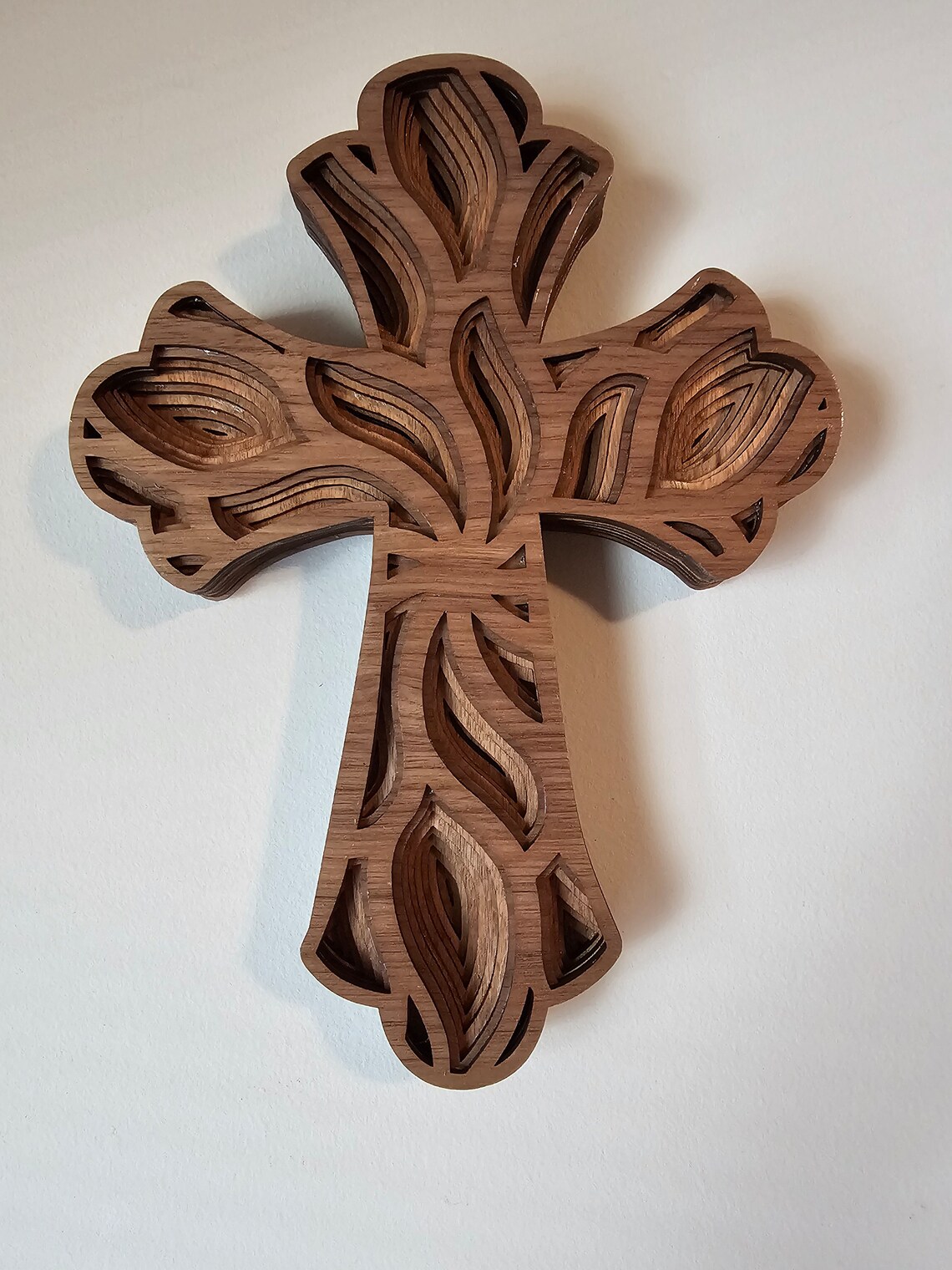Cross Mandala Wall Art Decor, Religious Cross Decor, Spiritual Mandala ...