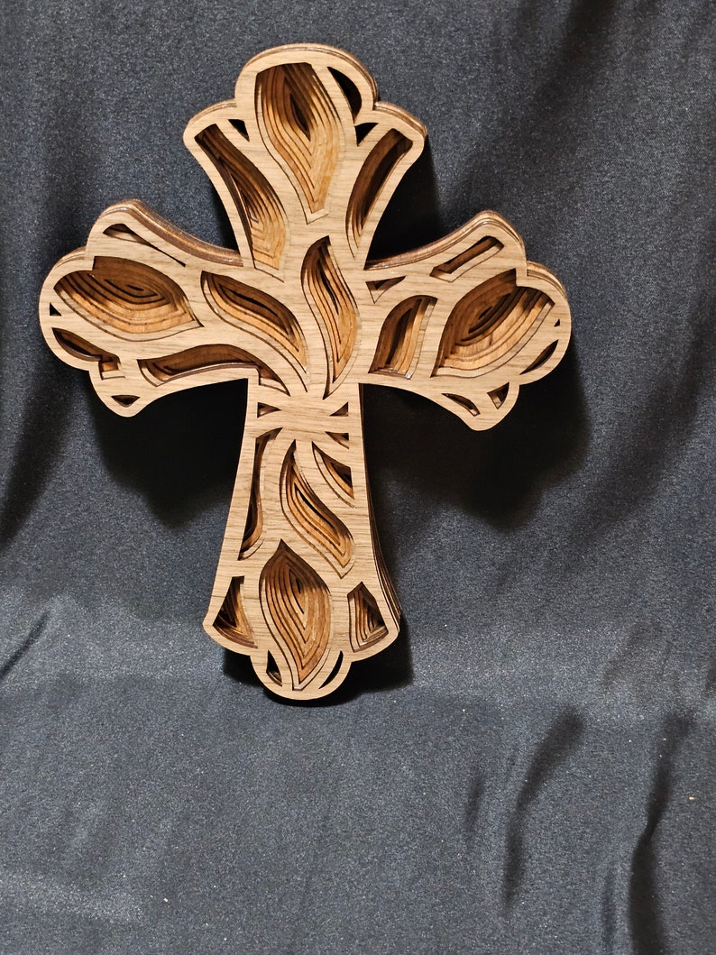 Cross Mandala Wall Art Decor, Religious Cross Decor, Spiritual Mandala ...