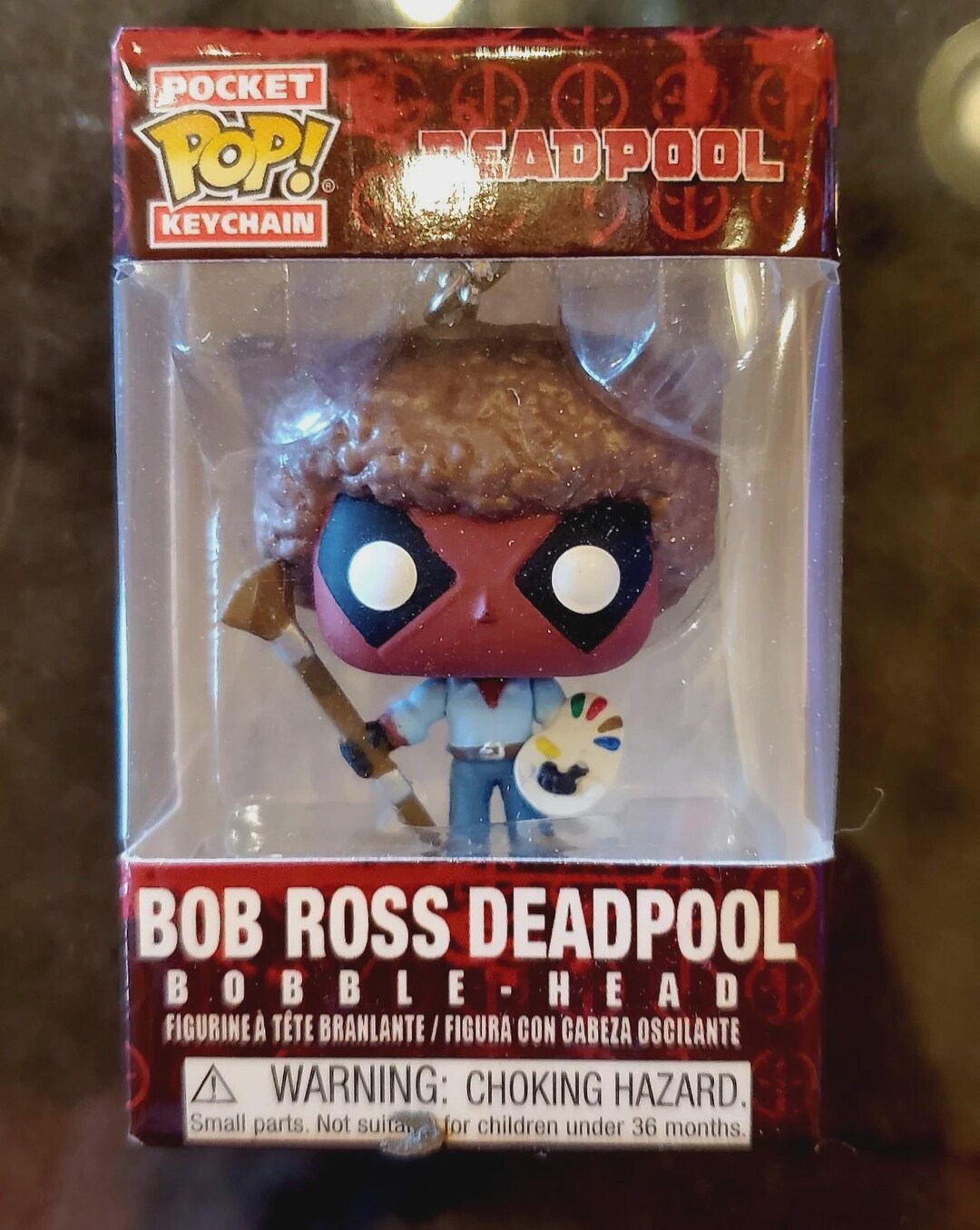 Funko Pop! Vinyl: Marvel - Deadpool as Bob Ross #319 - Etsy