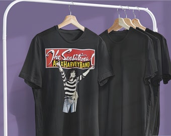 Vtg 70s the Sensational Alex Harvey Band Blue Cotton Band Tour T-shirt ...