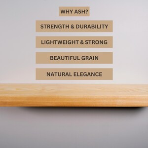 Ash Heavy-duty Floating Shelves, Ash Kitchen Shelf, Wall Shelves for ...