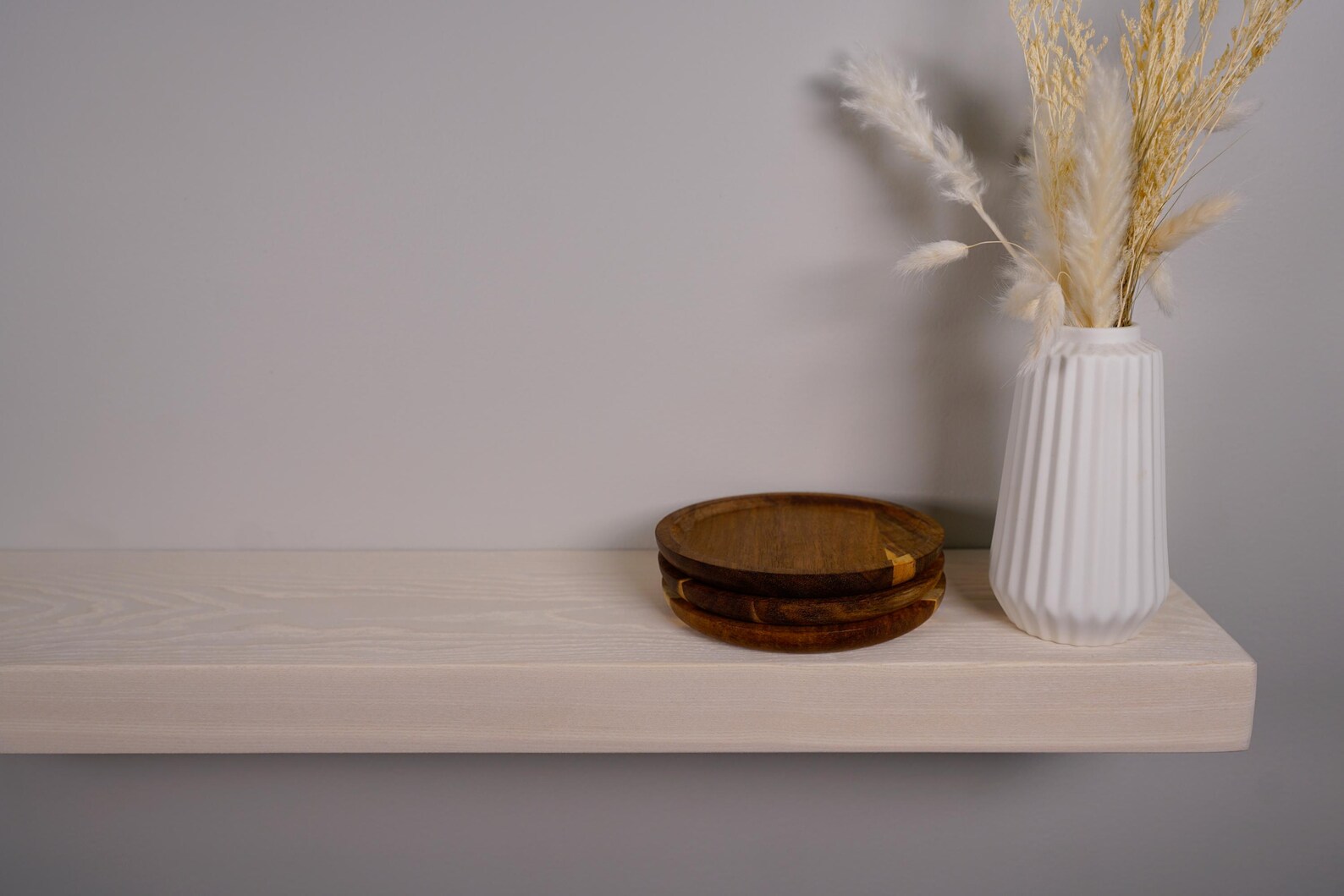 Ash Heavy-duty Floating Shelves, Ash Kitchen Shelf, Wall Shelves for ...