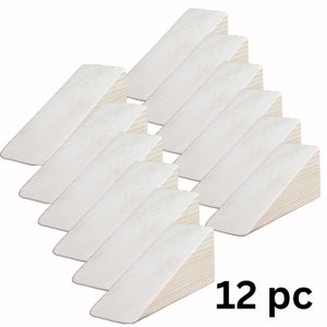 Wooden Door Stopper, Home Decor Door Stop, Real Pine Wood Door Stoppers ...