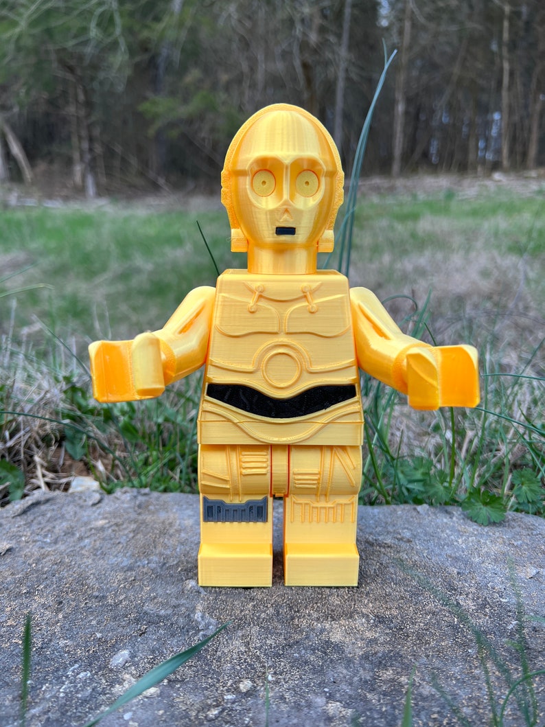 BIG BRICKS Star Wars C3P0 6:1 Scale - Etsy