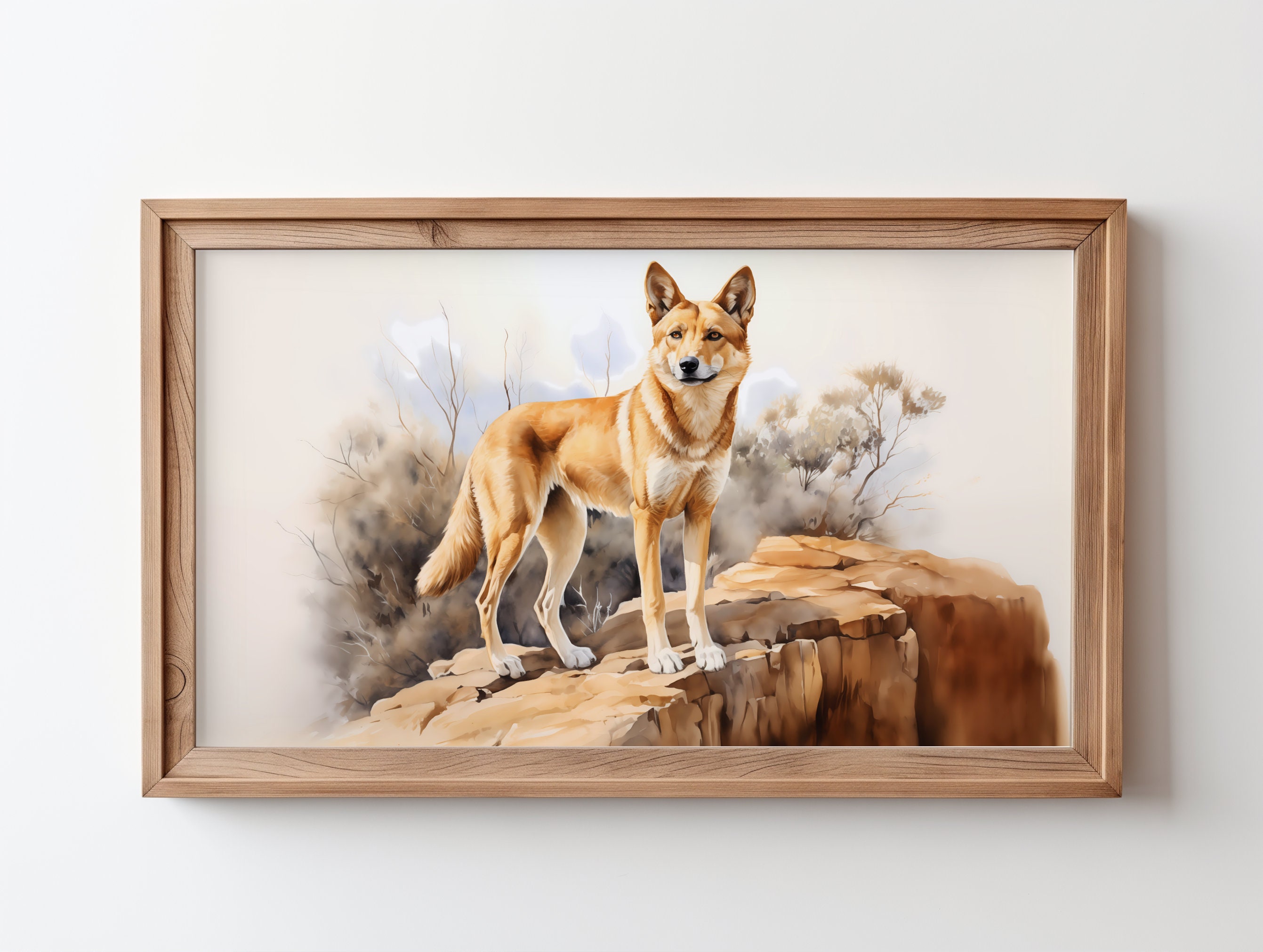 Dingo Digital Download Printable | Wildlife Printable Wall Art | Animal ...