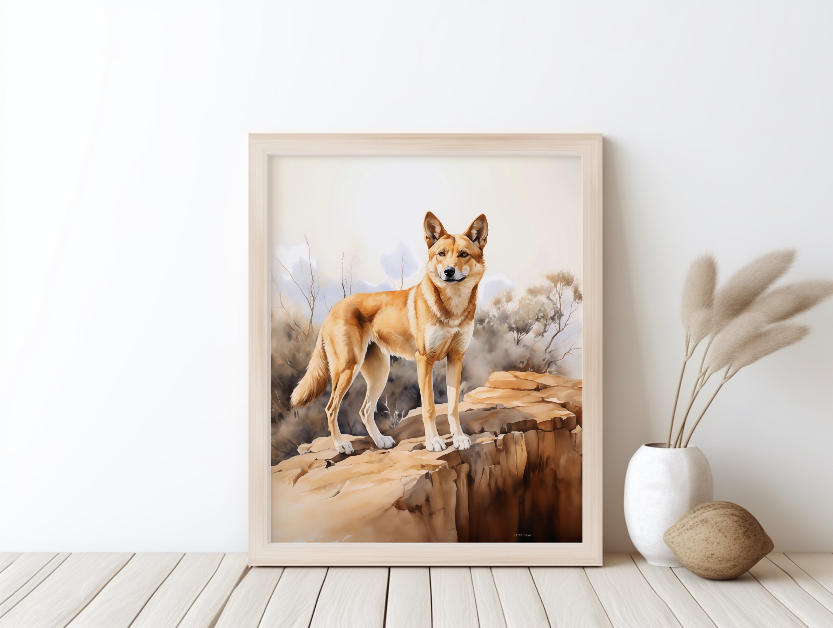 Dingo Digital Download Printable | Wildlife Printable Wall Art | Animal ...