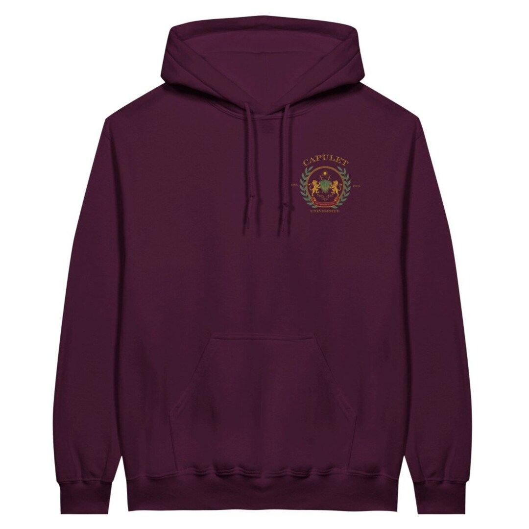 Capulet University Small Crest Classic Unisex Pullover Hoodie - Etsy