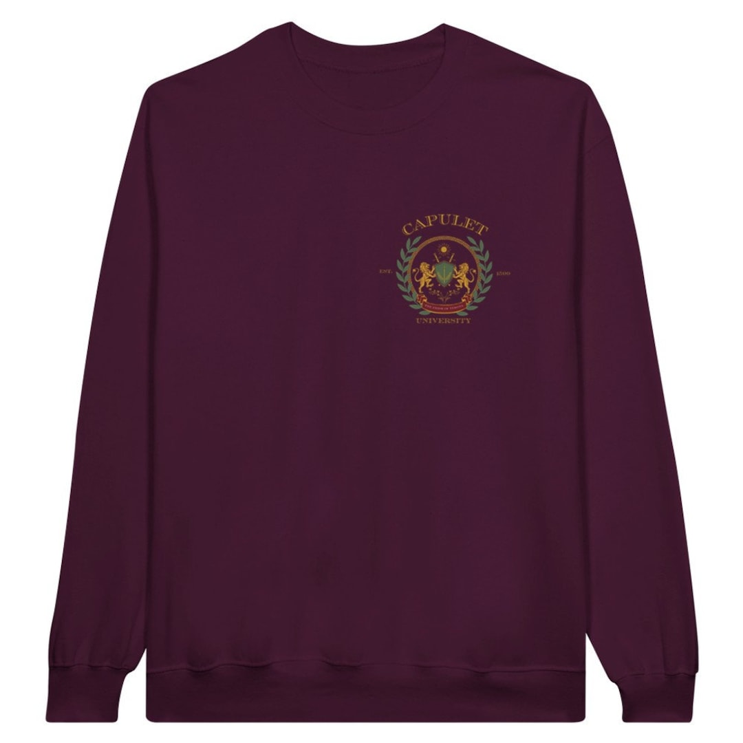 Capulet University Small Crest Classic Unisex Crewneck Sweatshirt - Etsy