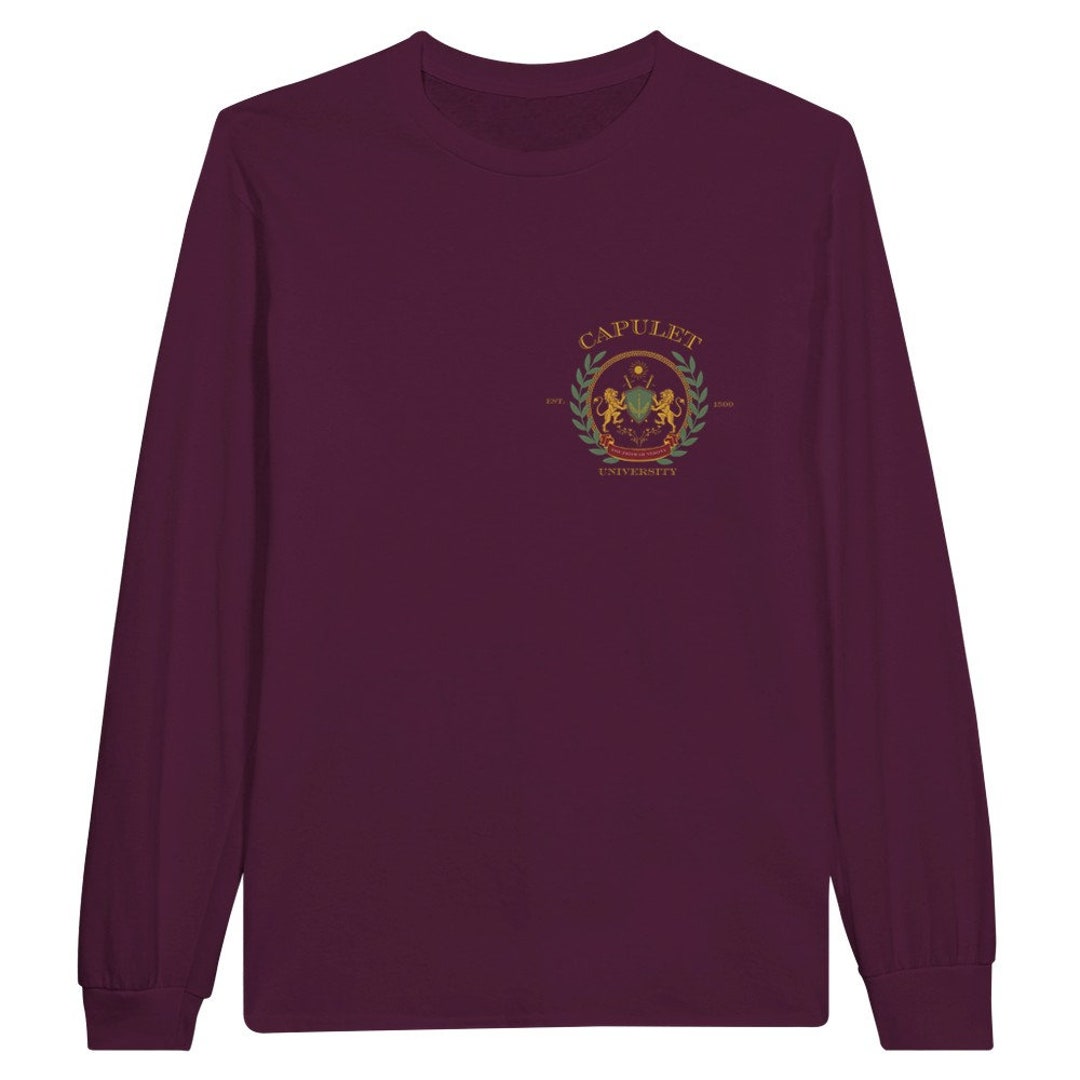 Capulet University Small Crest Classic Unisex Longsleeve T-shirt - Etsy