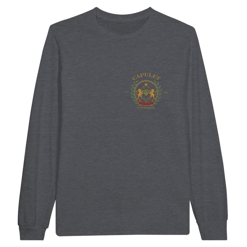Capulet University Small Crest Classic Unisex Longsleeve T-shirt - Etsy