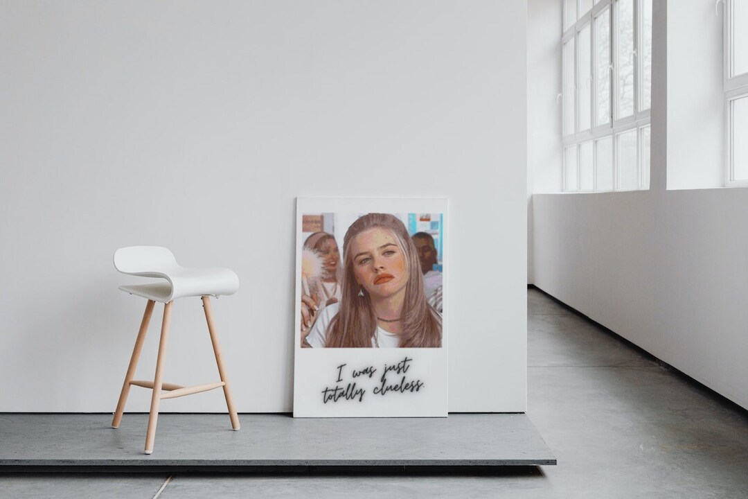 Clueless Cher Puffy Pen Polaroid Style Digital Print - Etsy