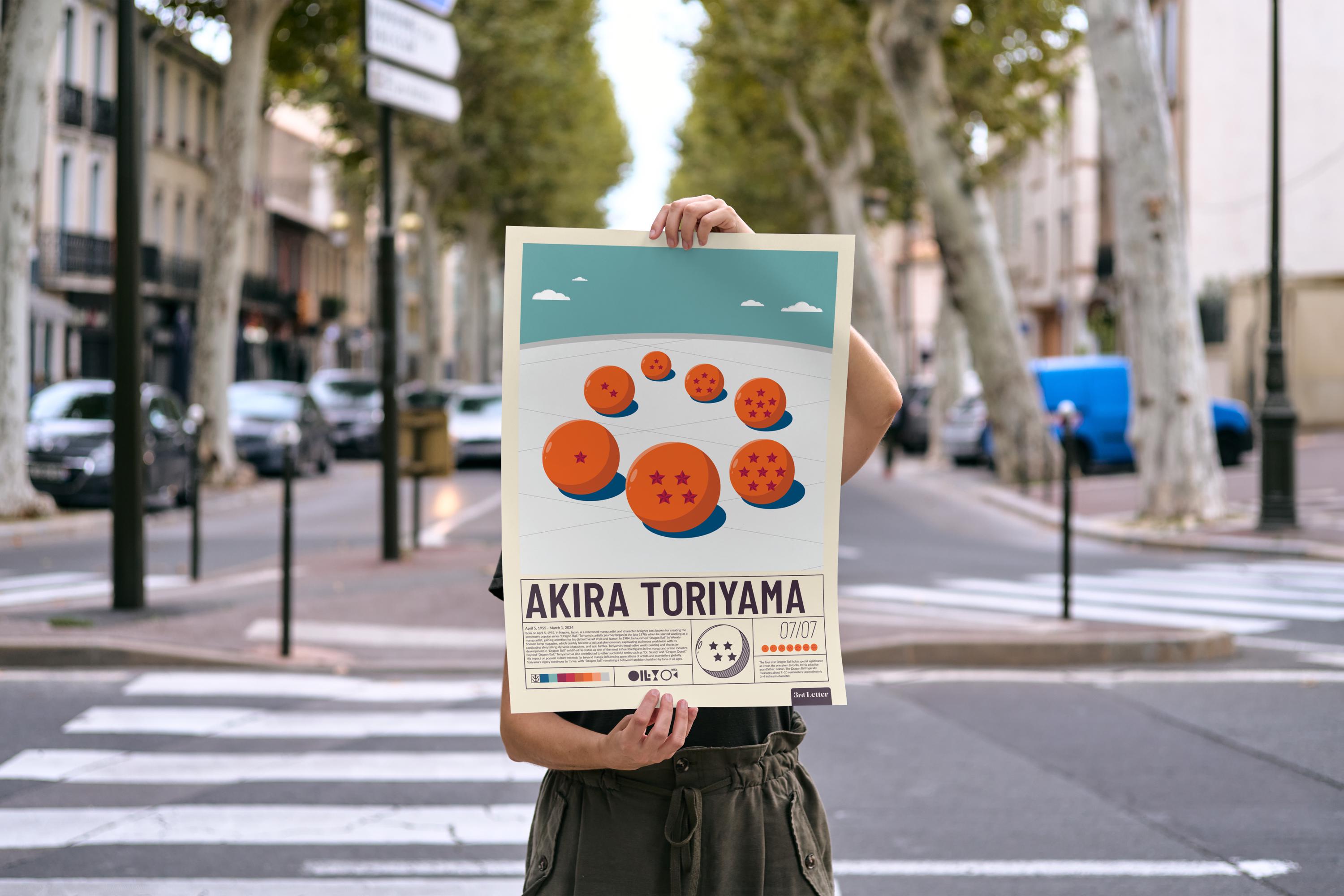 Akira Toriyama Poster, Anime Poster, Dragon Ball Z Room Decor, Manga ...