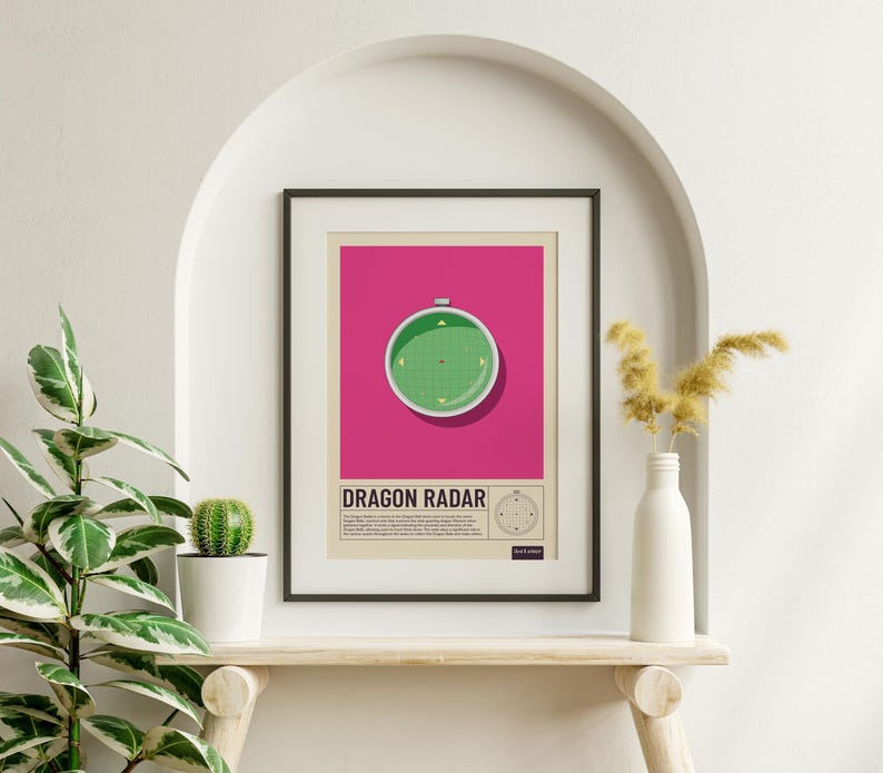 Dragon Ball Z Radar Poster: Manga Anime Art Print (13x19in), Wall Art ...