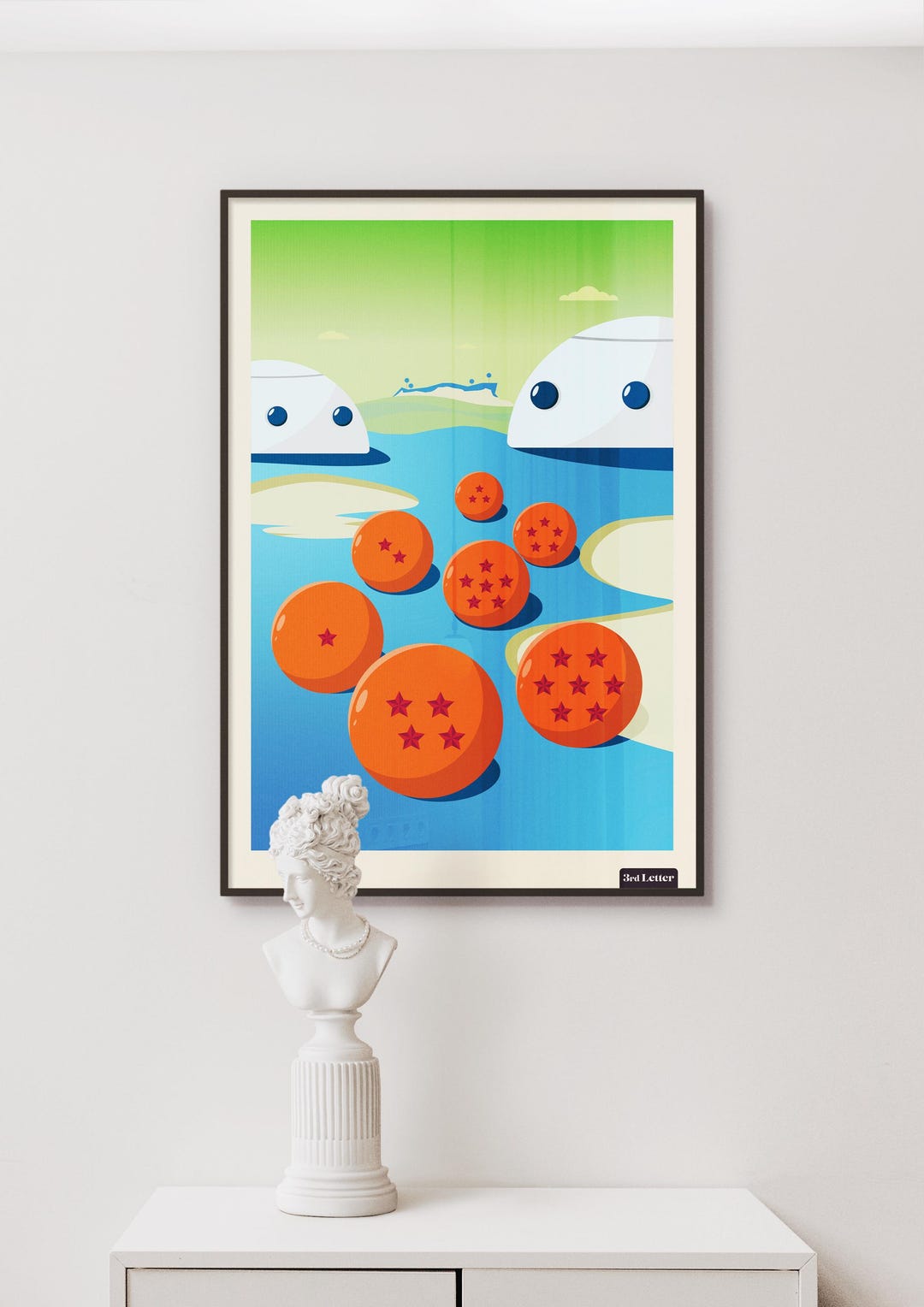 Namek Dragon Ball Z Poster: Anime Wall Art Print, DBZ Decor, Wall Art ...