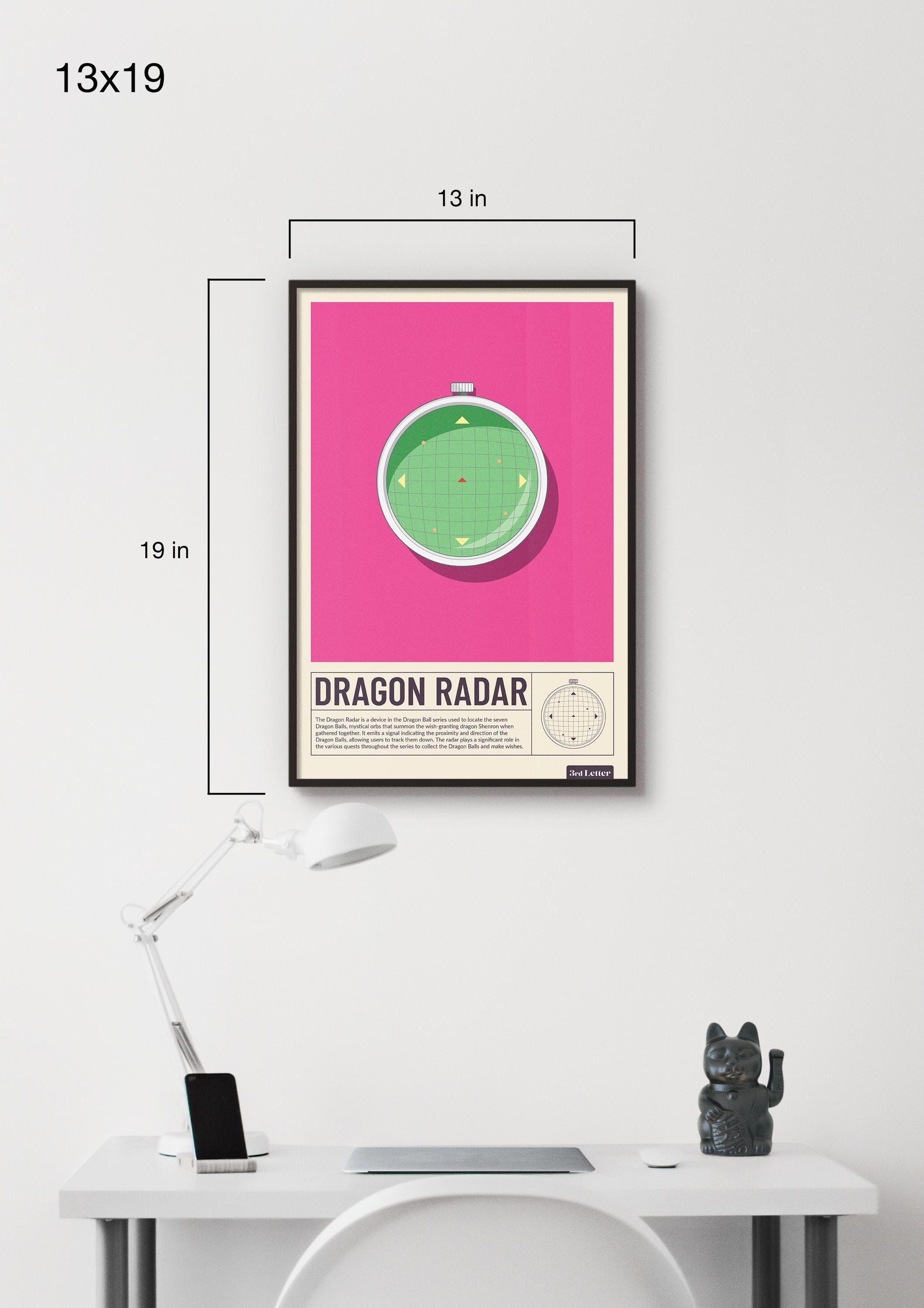Dragon Ball Z Radar Poster: Manga Anime Wall Art (digital Download ...