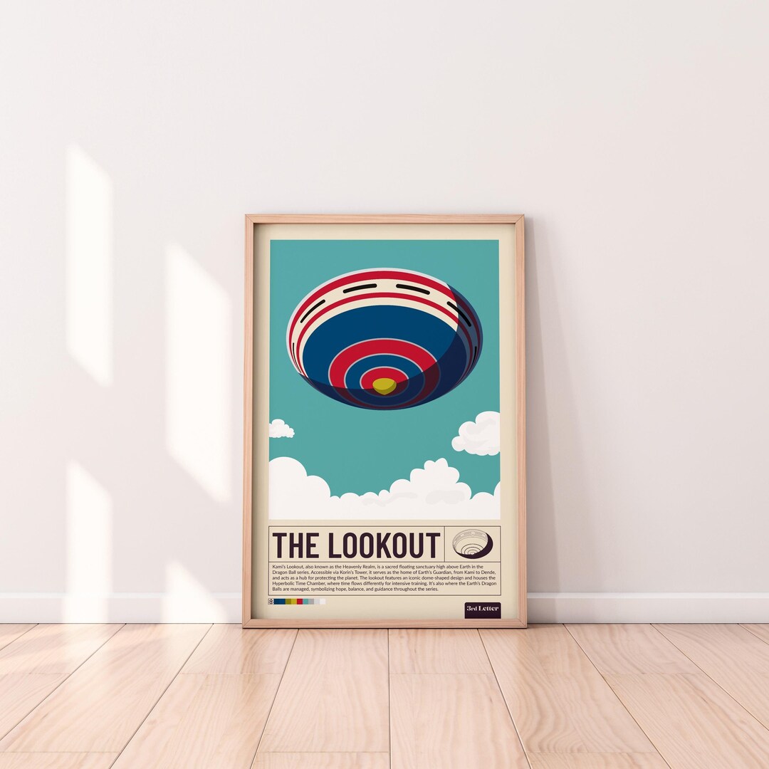 Dragon Ball the Lookout - Dragon Ball Z Room Decor, Manga-inspired Pop ...