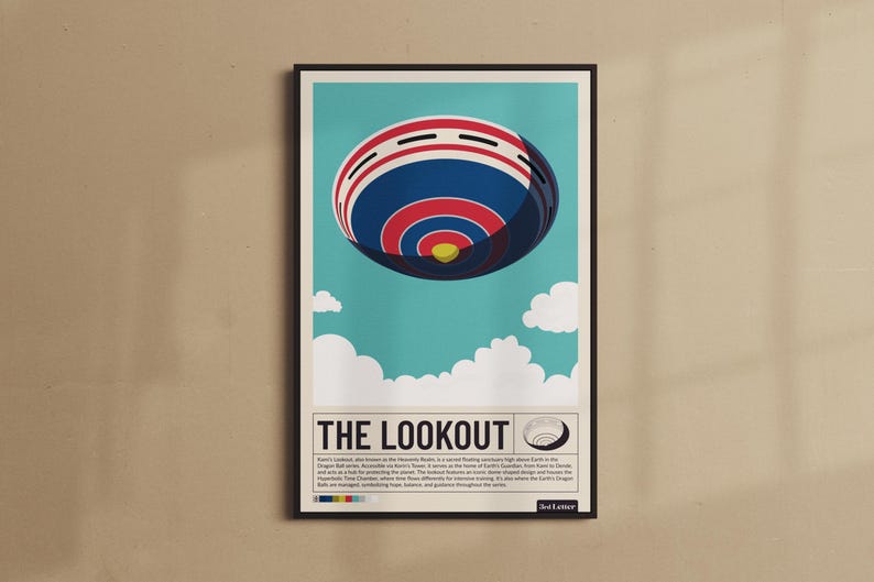 Dragon Ball the Lookout - Dragon Ball Z Room Decor, Manga-inspired Pop ...