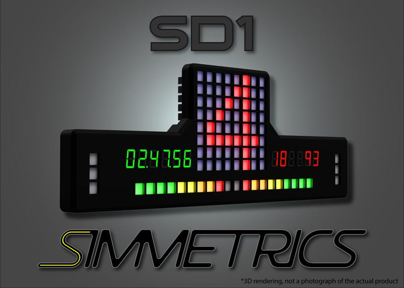SD1 Sim Racing Dash for Simhub - Etsy