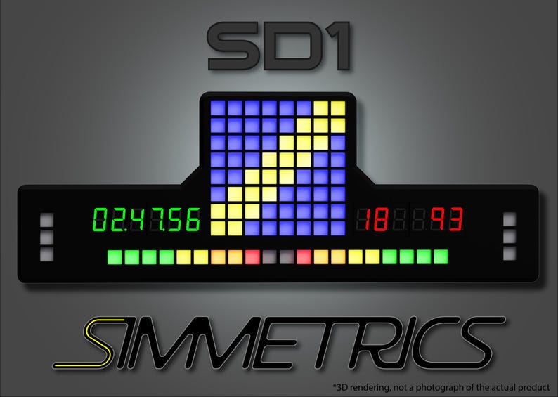 SD1 Sim Racing Dash for Simhub - Etsy