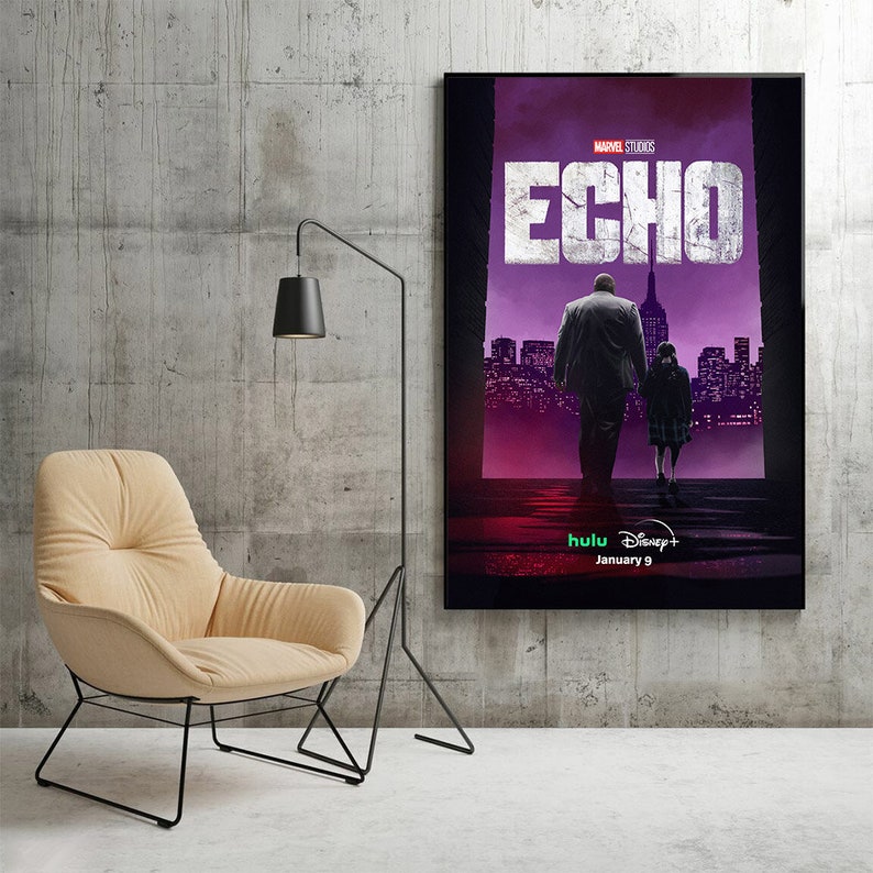 Echo Poster, Science Fiction Movie Poster, Echo Print, Canvas Film ...