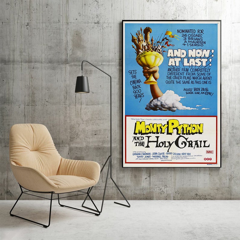 Monty Python and the Holy Grail Poster, Movie Poster, Movie Print ...