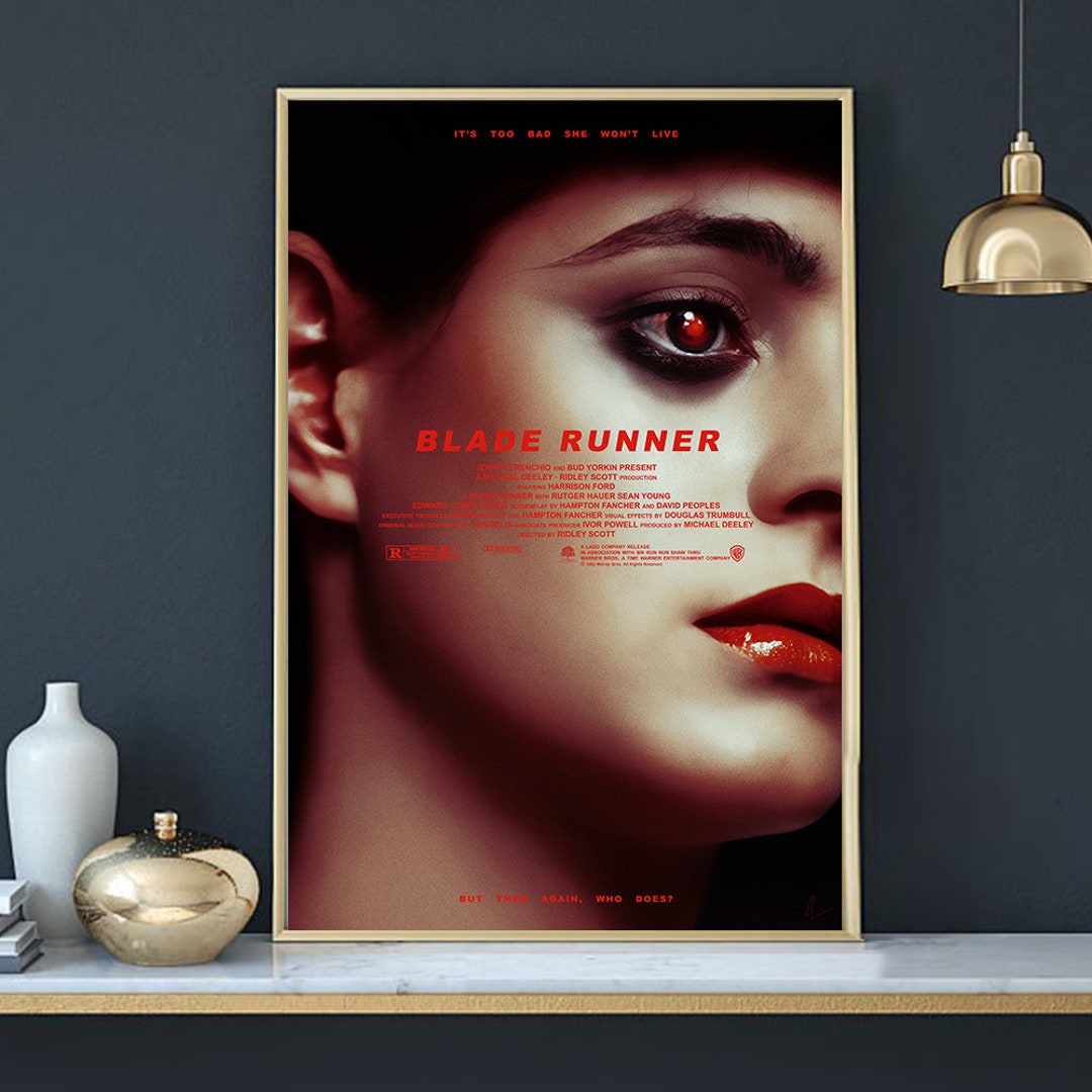 Blade Runner Poster, Movie Poster, Blade Runner Print, Canvas Film ...