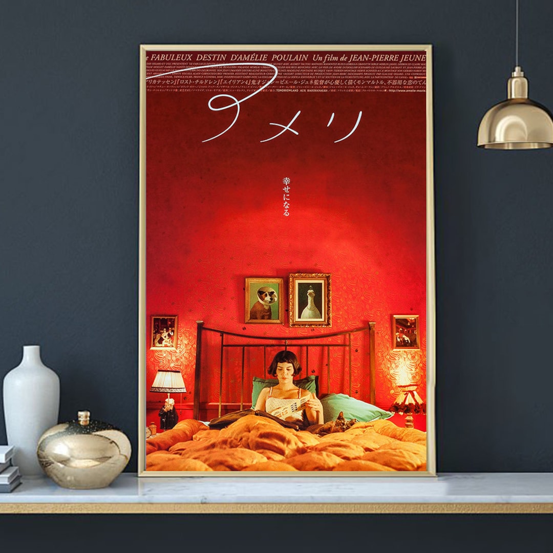 Amelie Poster, Movie Poster, Amélie Print, Canvas Film Posters Wall Art ...