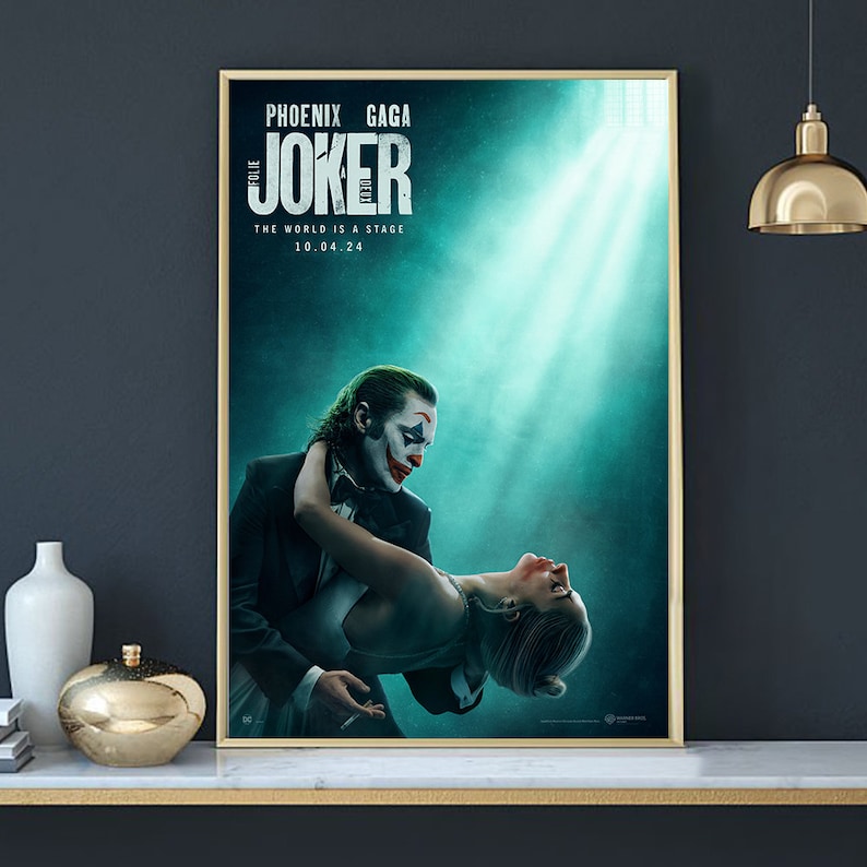 Joker Folie à Deux 2024 Poster, Movie Poster, Joker 2 Print, Canvas ...