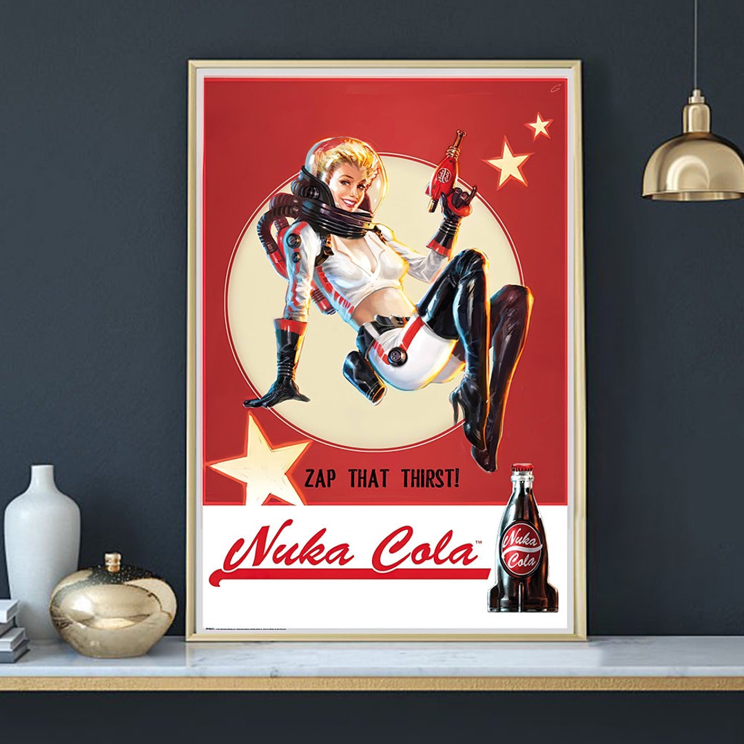 Fallout Vintage Poster, Movie Poster, Fallout 4 Gaming Poster Print ...